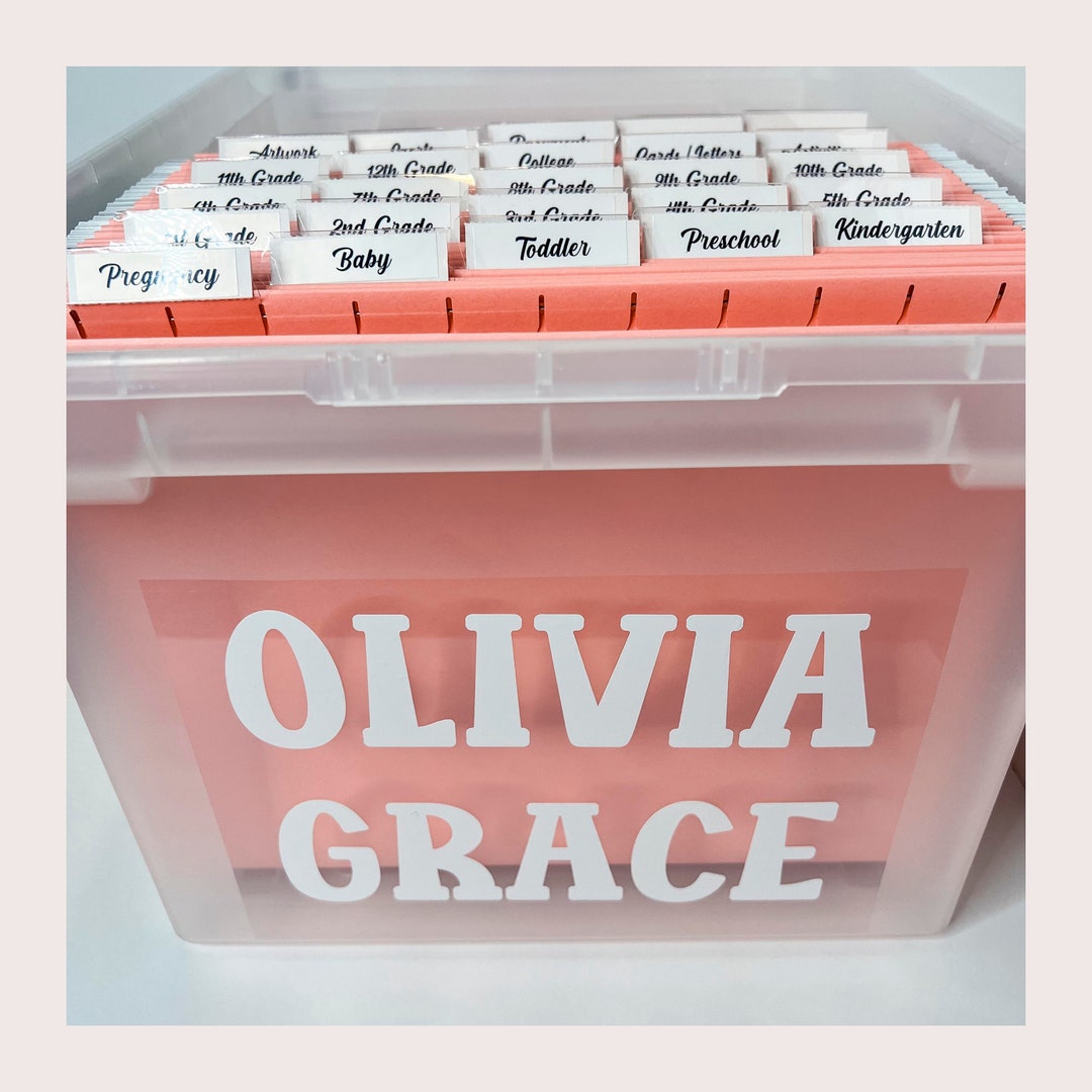 Baby Milestone Tote Kit | Personalized Baby Memory Bag | Customizable ...