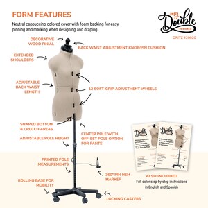 Dritz My Double Designer Adjustable Dress Form, Petite - Etsy