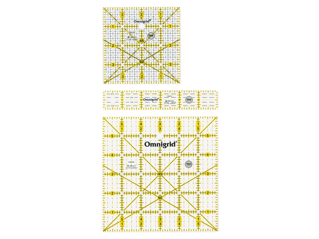 Omnigrid Ruler Value Pack (4", 6", 1"x6") - Etsy