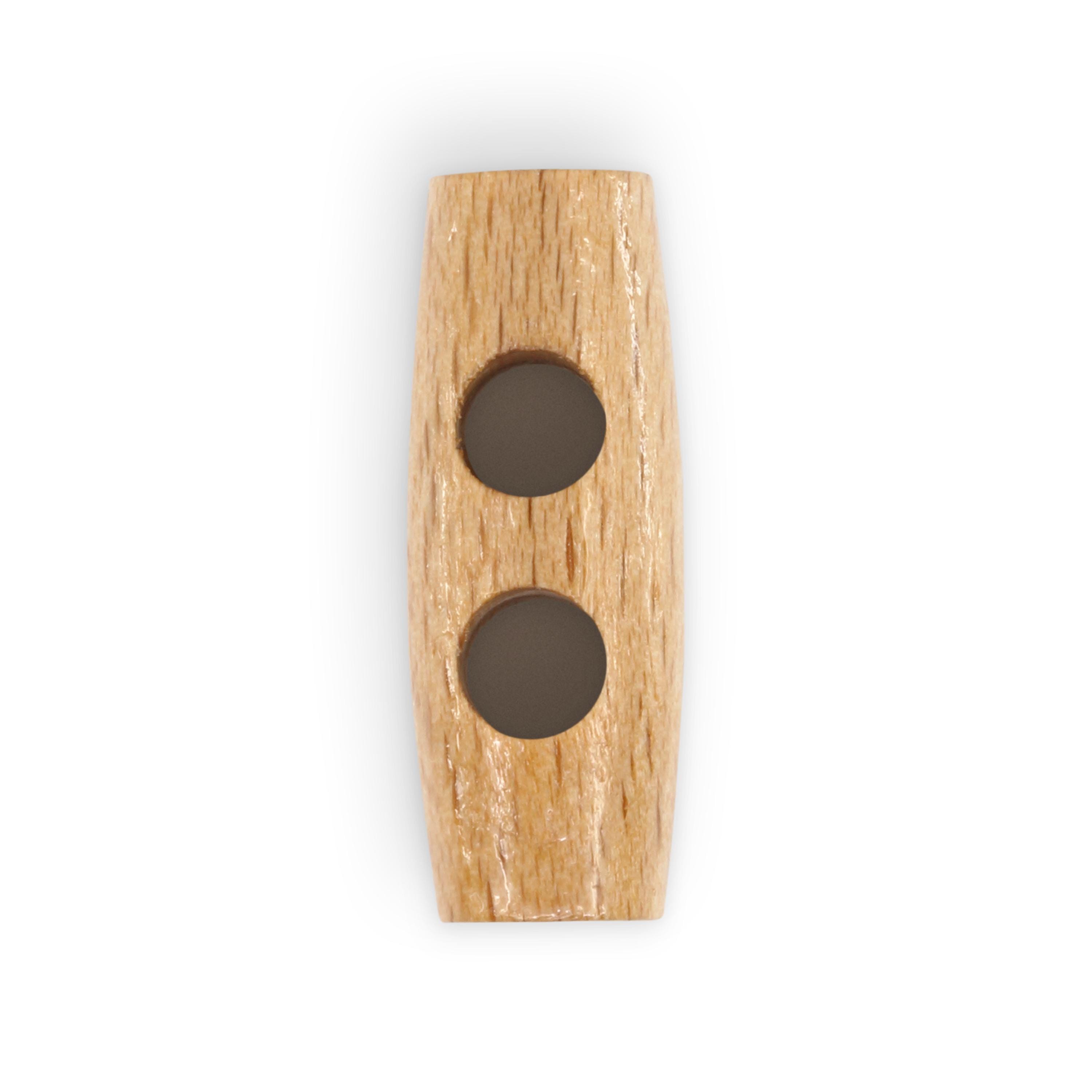 Dritz Sustainable Wood Toggle Button, 25mm, Natural, 6 Buttons - Etsy
