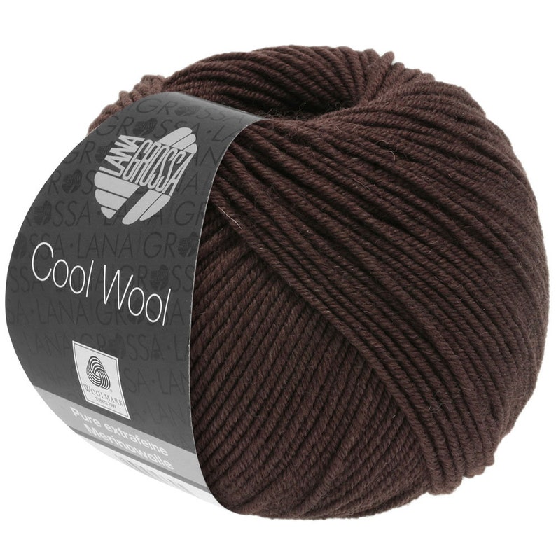Lana Grossa Cool Wool Yarn, Mocha - Etsy