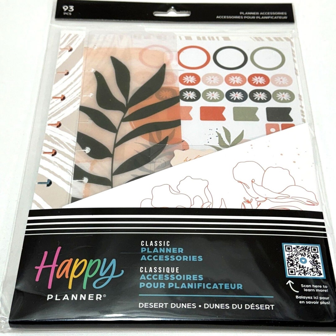 The Happy Planner Accessories Pack Desert Dunes Notepaper Bookmark ...