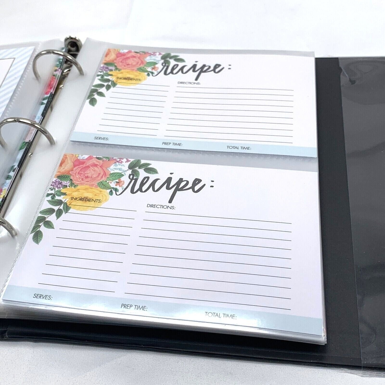 Measure and Mix Recipe Organizer Binder Personal Family - Etsy