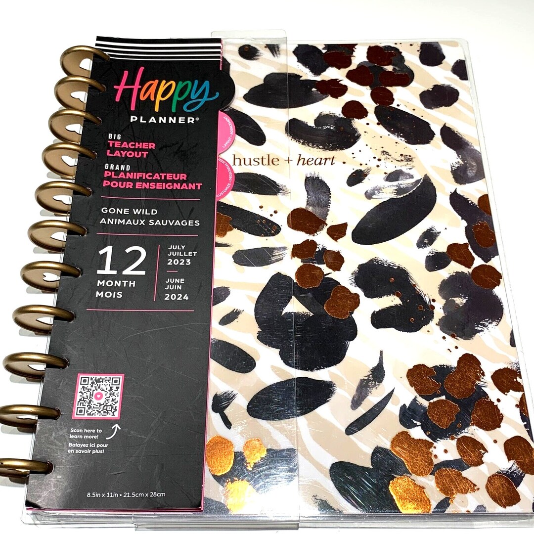 Happy Planner 2024 BIG Teacher Layout School Year Gone Wild - Etsy