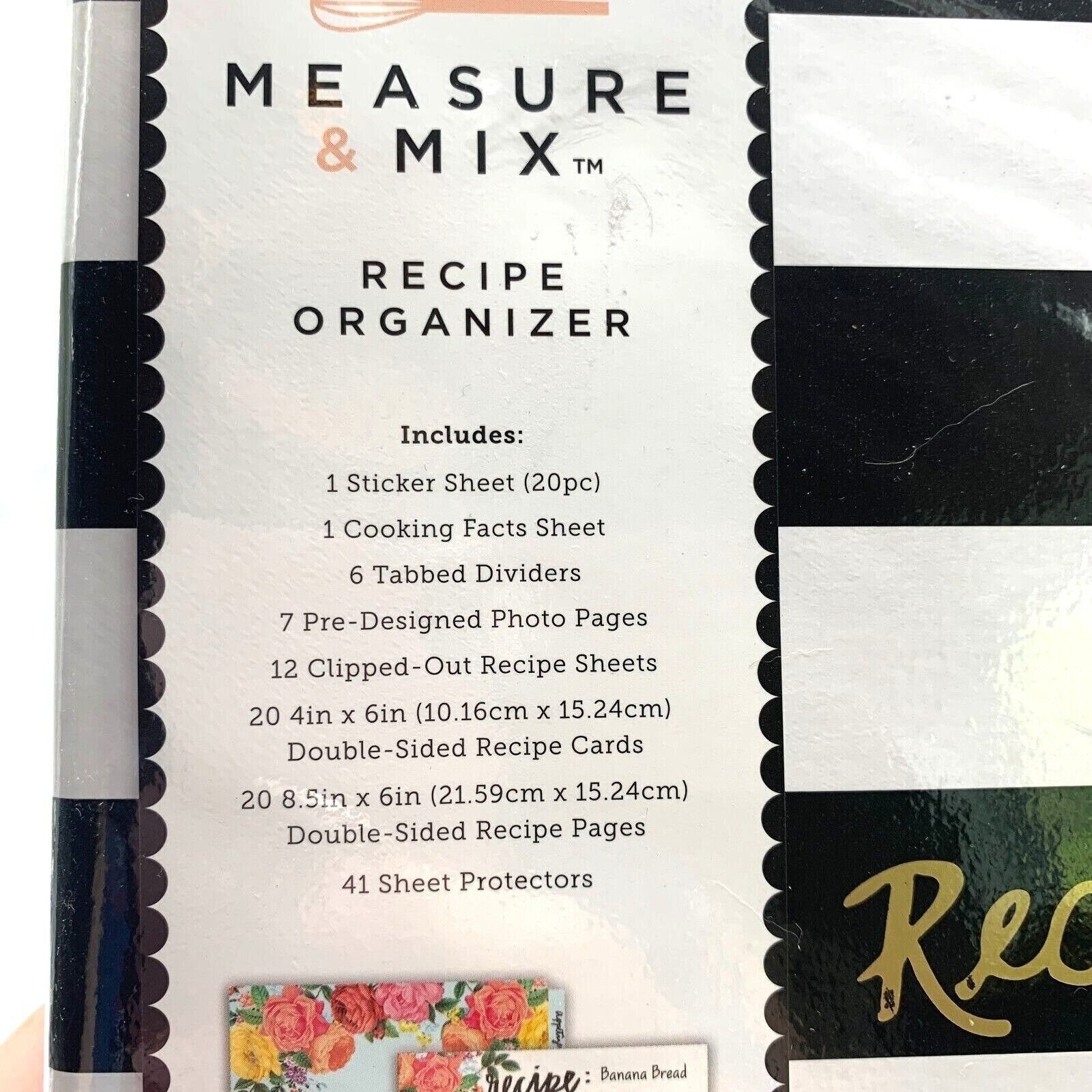 Measure and Mix Recipe Organizer Binder Personal Family - Etsy
