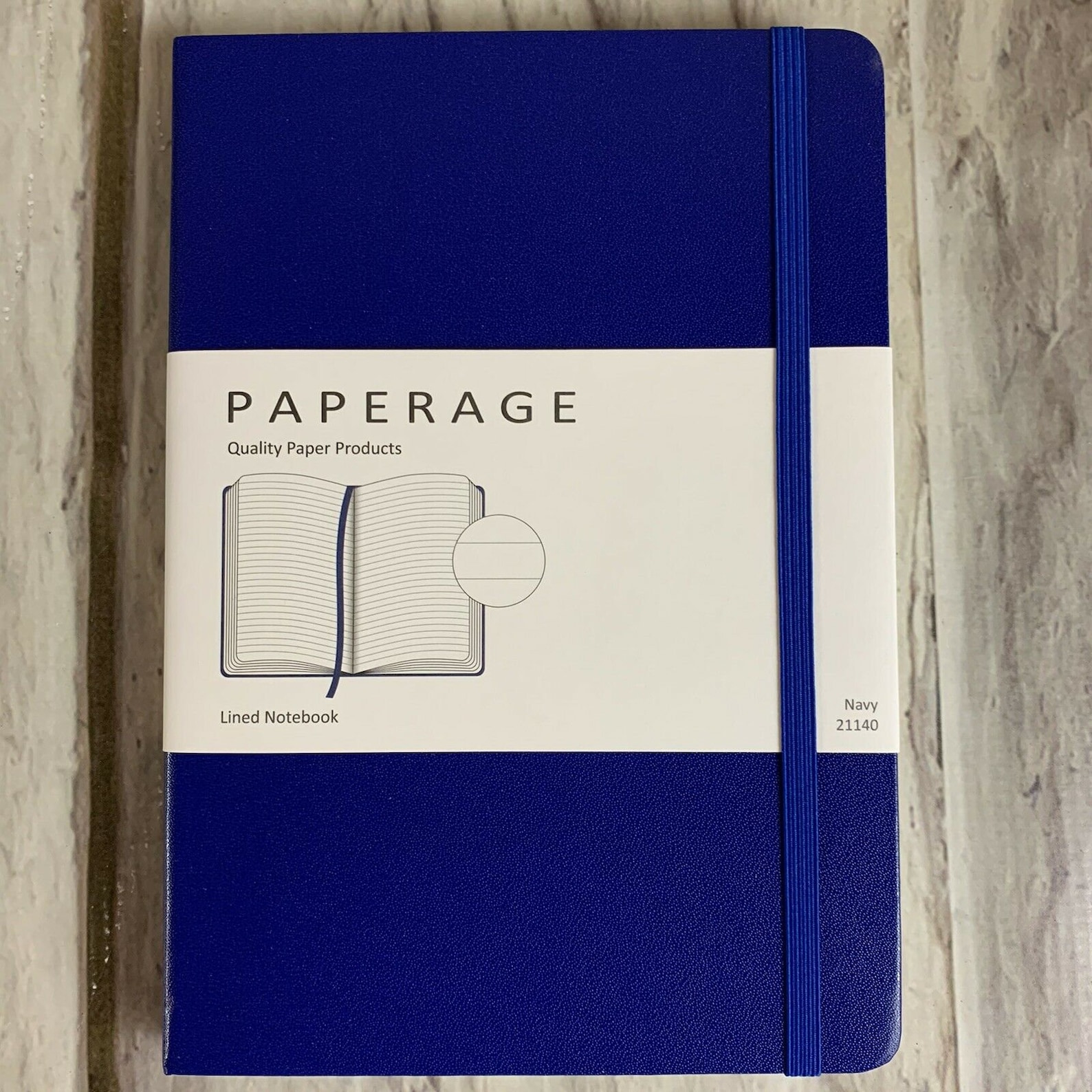 Paperage Lined Journal Notebook Hard Cover 5.7 X 8 Inches Navy Blue - Etsy