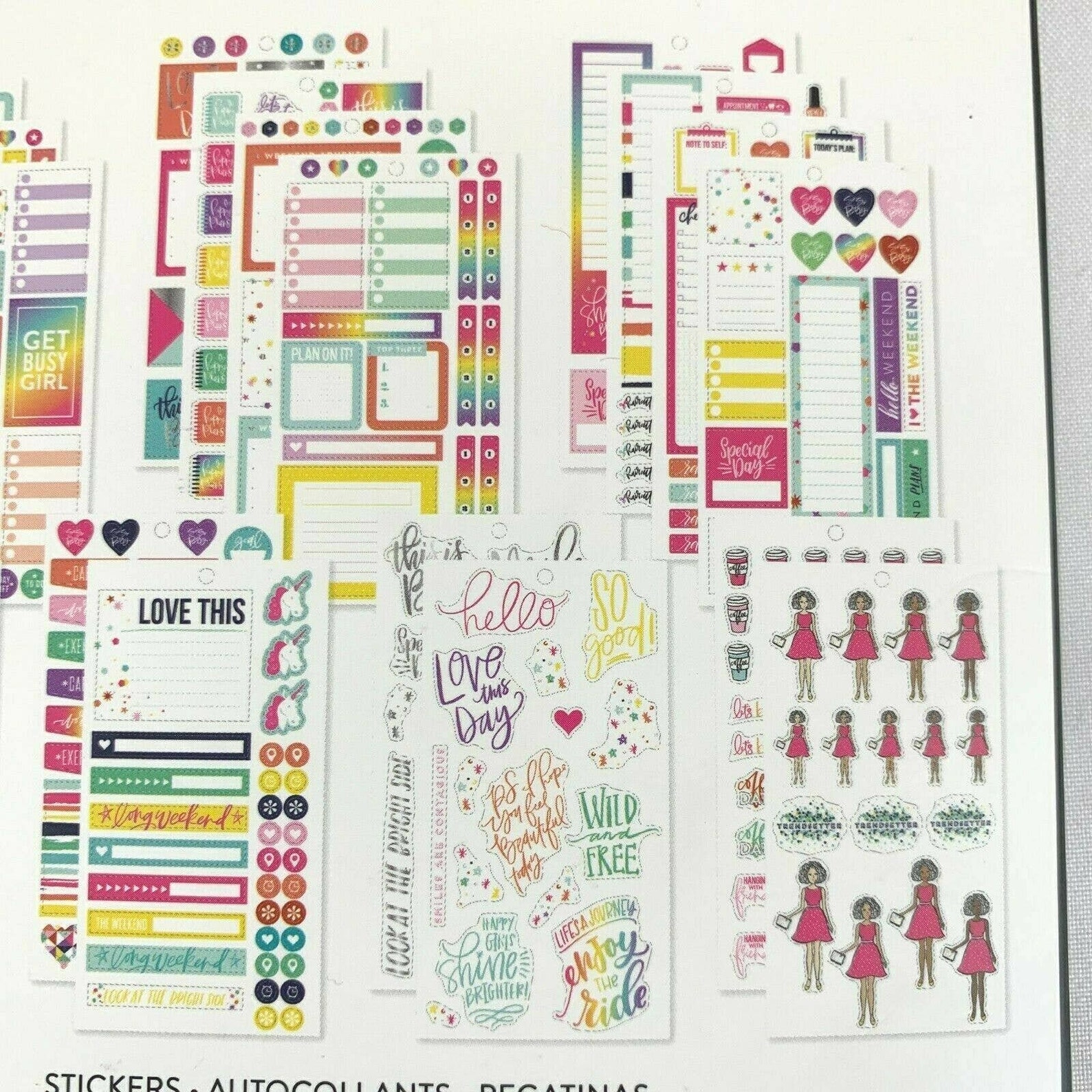 The Happy Planner Girls Accessory Book Trendsetter Stickers - Etsy