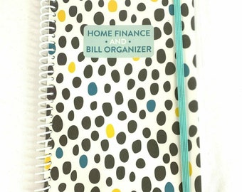 Home Finance Bill Organizer With Pockets Budget Planner | Etsy