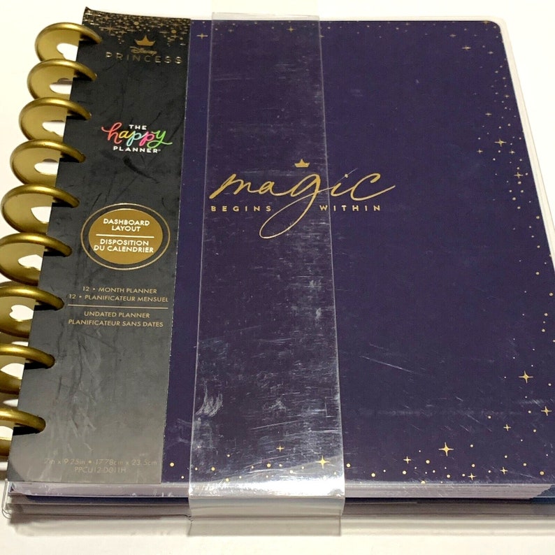 The Happy Planner Dashboard Layout Classic Size Undated 12 Months Magic ...