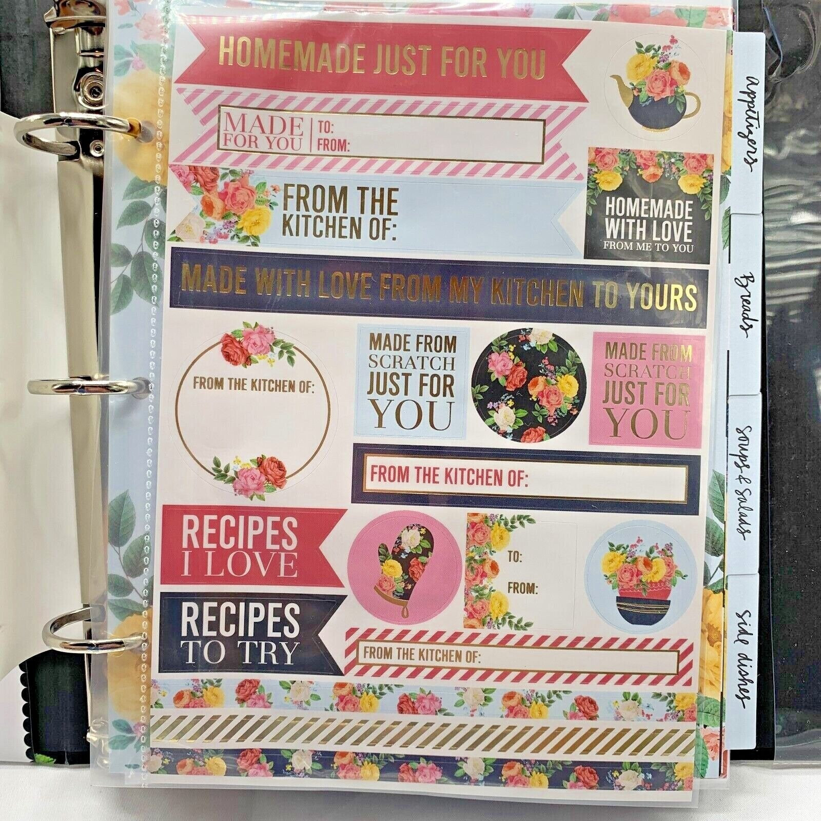 Measure and Mix Recipe Organizer Binder Personal Family - Etsy