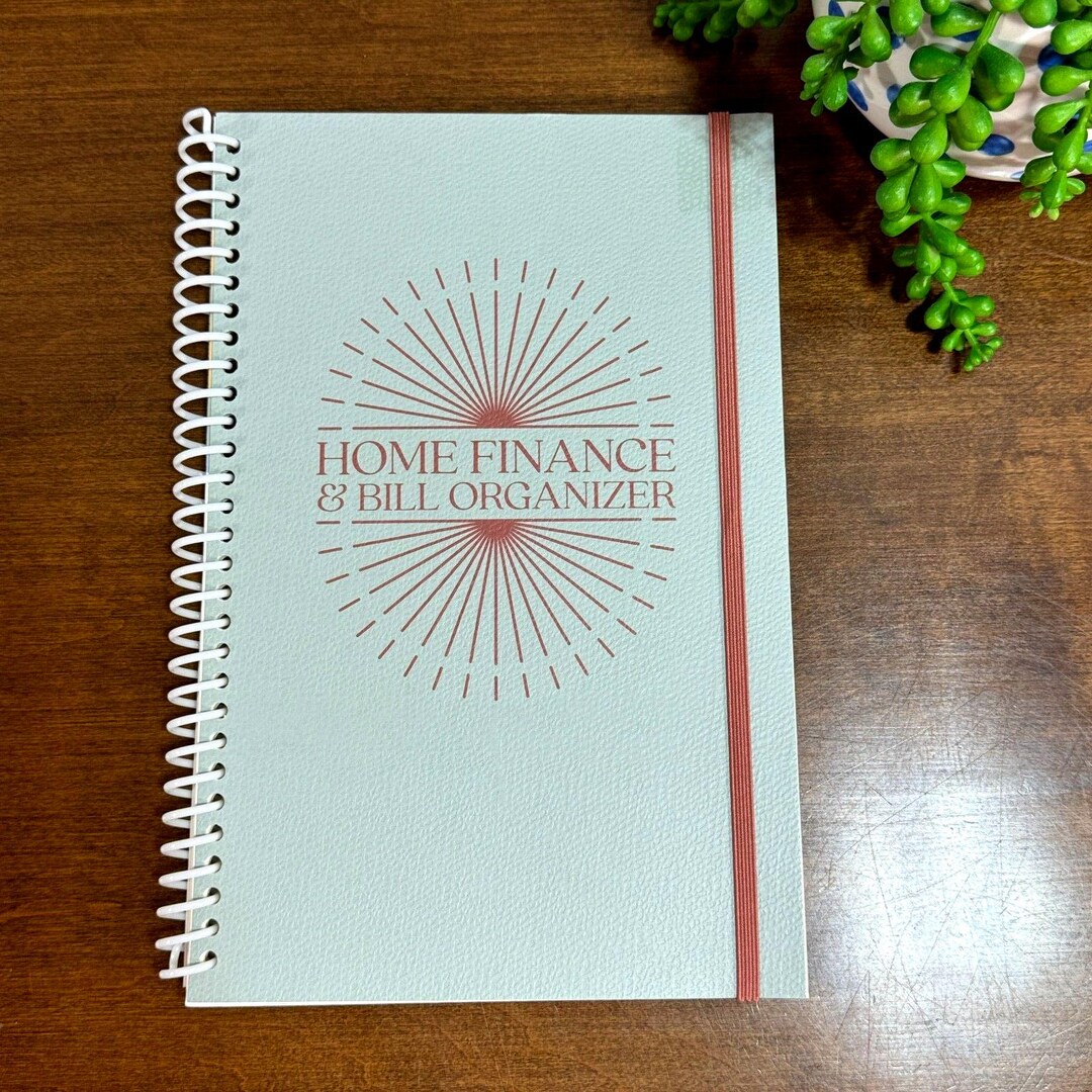 Home Finance and Bill Organizer With Pockets Monthly Budget Planner - Etsy