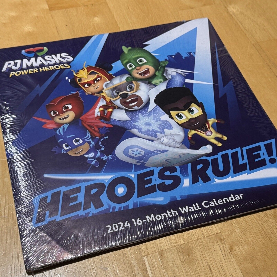 2024 PJ Masks Calendar Wall 10 Kids Bedroom Daycare Preschool - Etsy ...