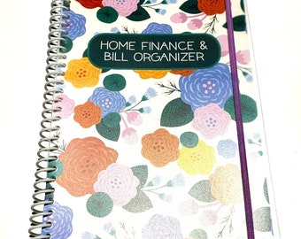 Home Finance Bill Organizer With Pockets Budget Planner - Etsy