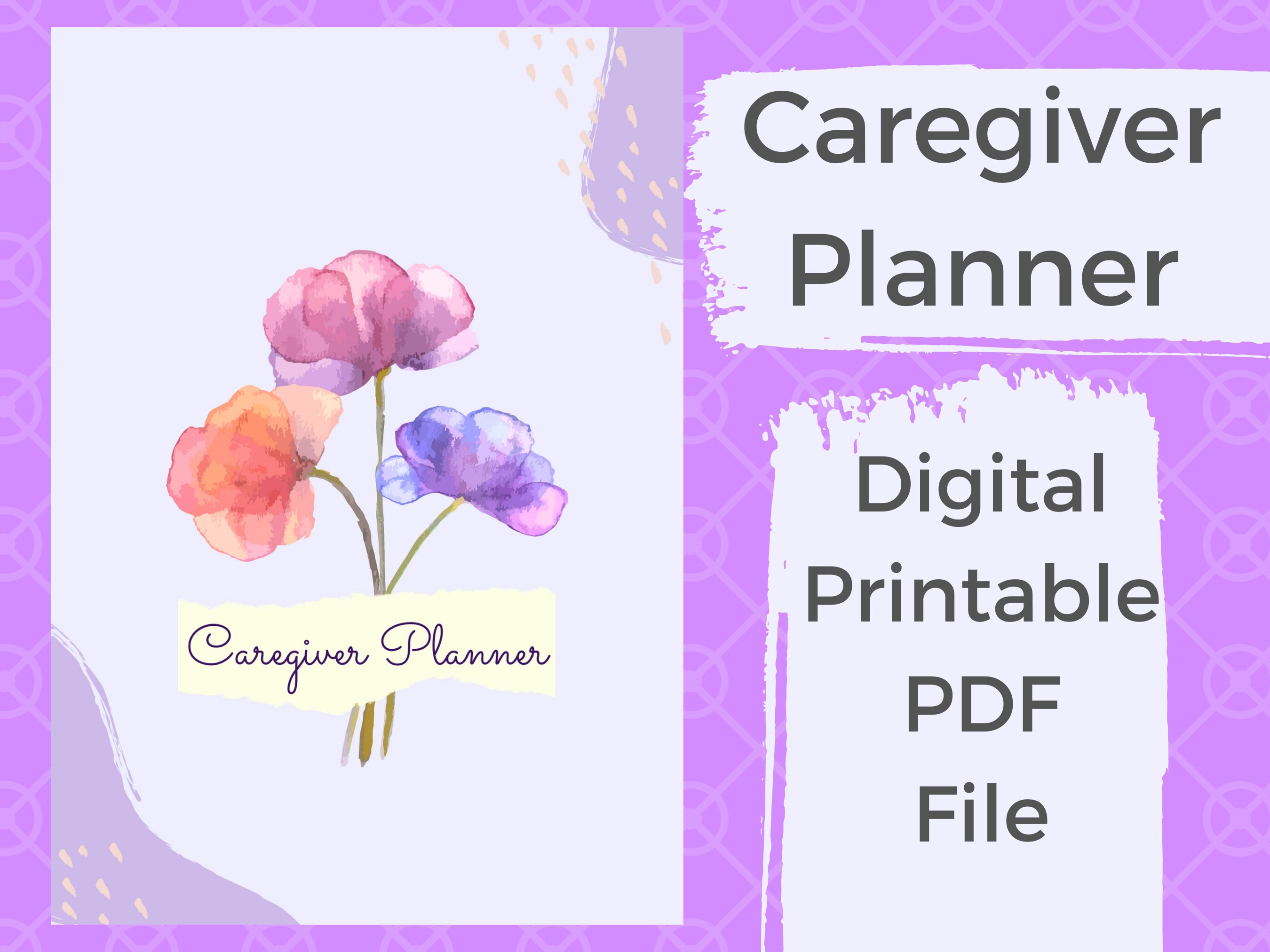 Caregiver Planner / Caregiver Daily Log / Doctor Appointment Logs ...