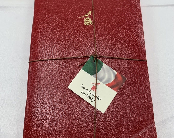 Set of 3 Bieffe Notebooks 5.5 X 8 Hand Made in Italy Red - Etsy