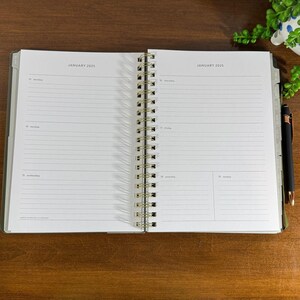 Fringe 2025 Planner Monthly Weekly Layouts Pocket Spiral Stickers 7 ...