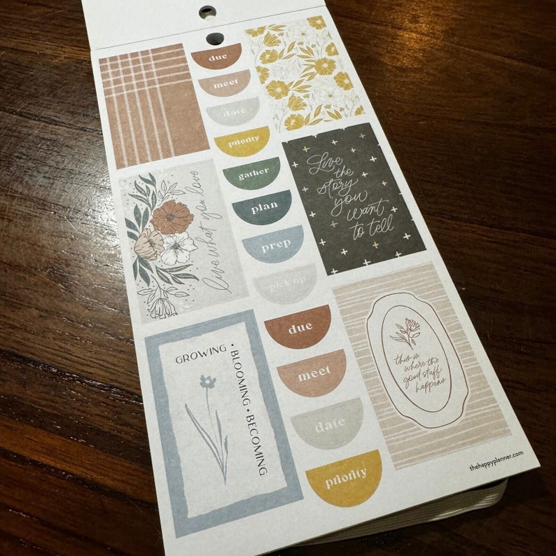 Libro de pegatinas Happy Planner Homestead Stickers 580 piezas - Etsy ...