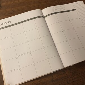2023 Planner Monthly Weekly Layouts Notes Pages Eccolo 8x10 - Etsy