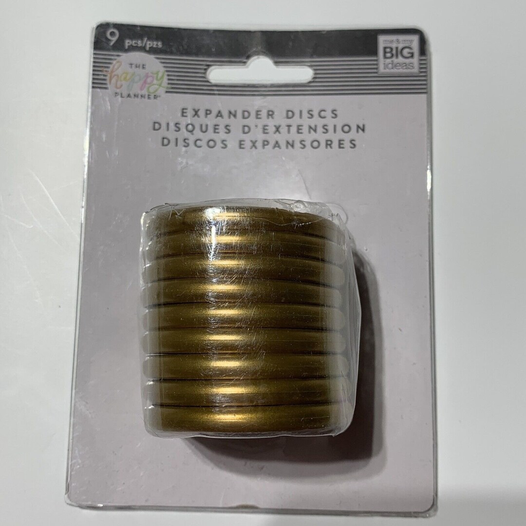 The Happy Planner Gold Expander Discs 11 Pcs - Etsy