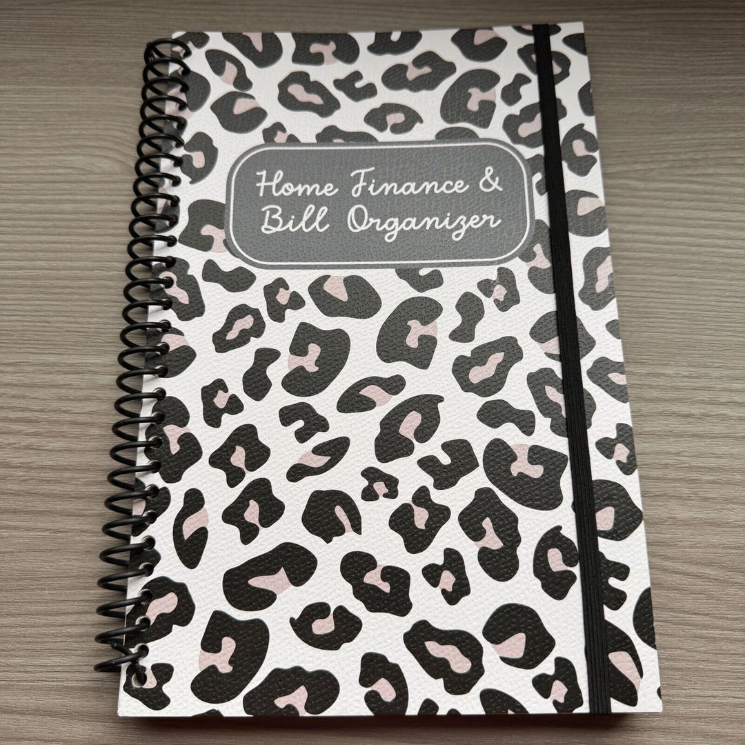 Home Finance Bill Organizer With Pockets Monthly Budget Planner Tracker ...