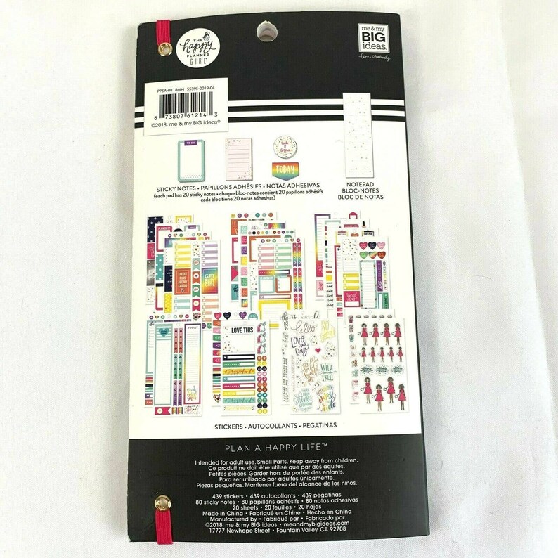 The Happy Planner Girls Accessory Book Trendsetter Stickers - Etsy