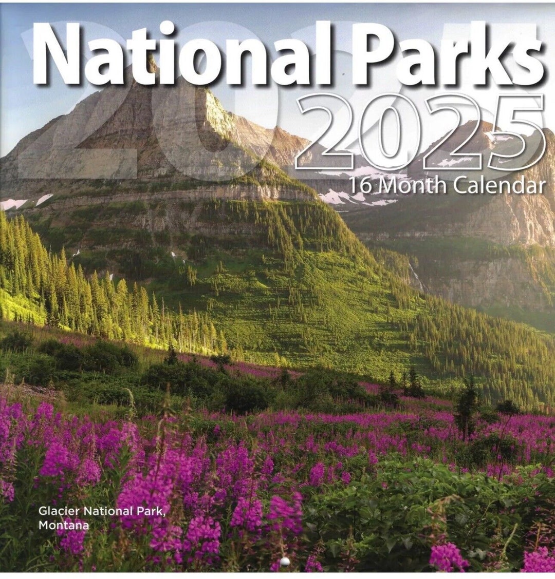2025 Wall Calendar America's National Parks 12x24" 16 Months Arches ...