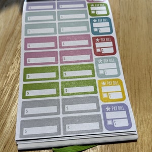 The Happy Planner Budget Stickers Book 682 Pieces - Etsy