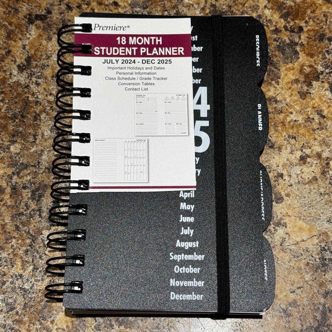 2024 2025 Academic Student Planner Weekly Schedule Monthly Calendars - Etsy