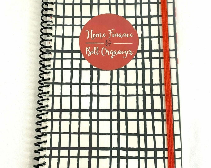 Home Finance Bill Organizer With Pockets Budget Planner Tracker 2021 ...