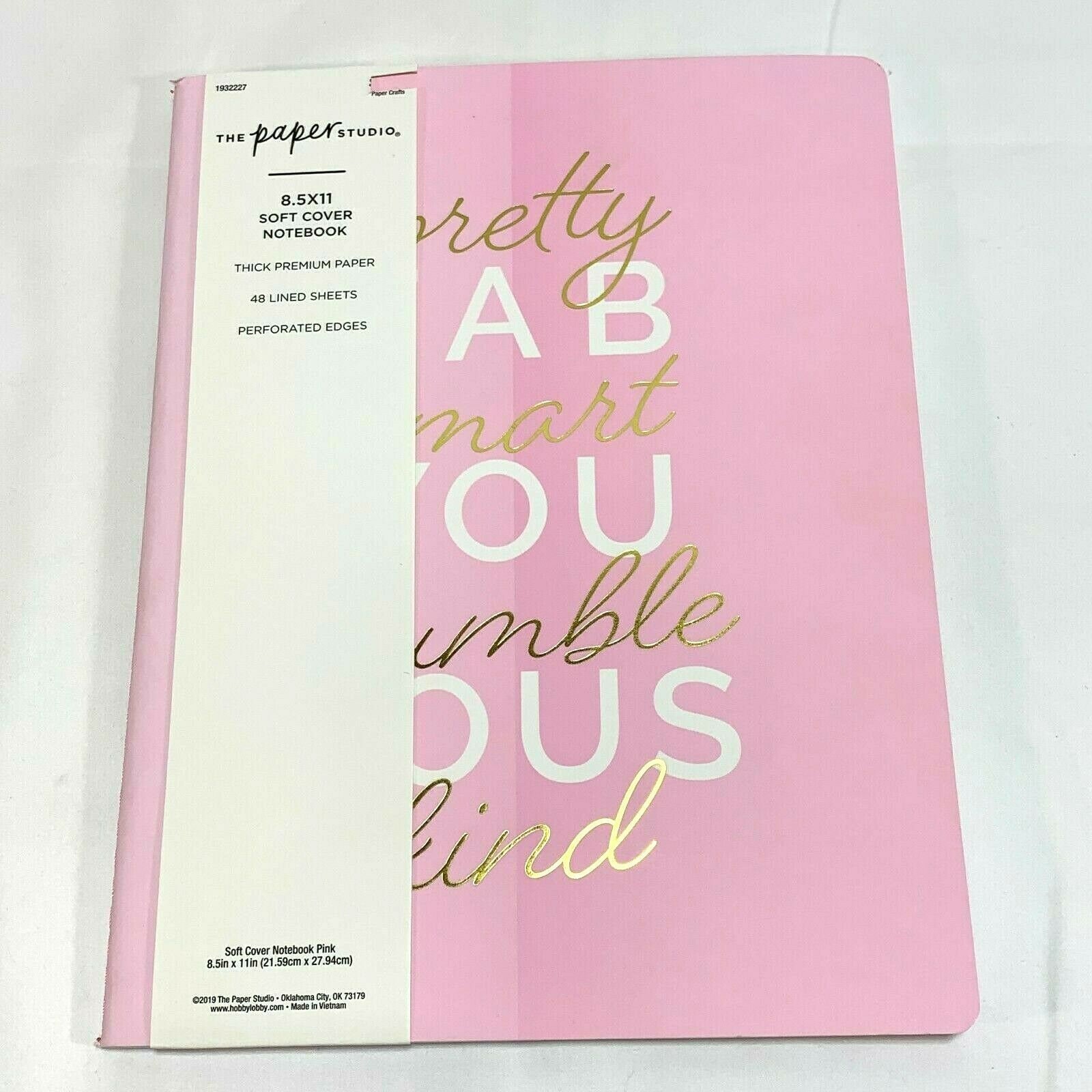 The Paper Studio Soft Cover Notebook Pink Journal Premium - Etsy New ...