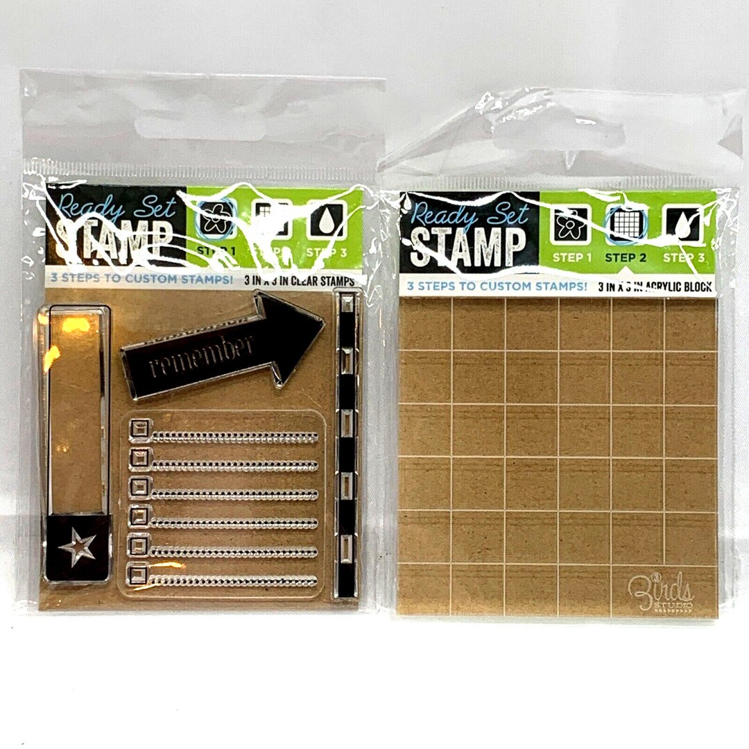 Ready Set Stamp Planner Bullets Journal Arrow Tags Plus - Etsy