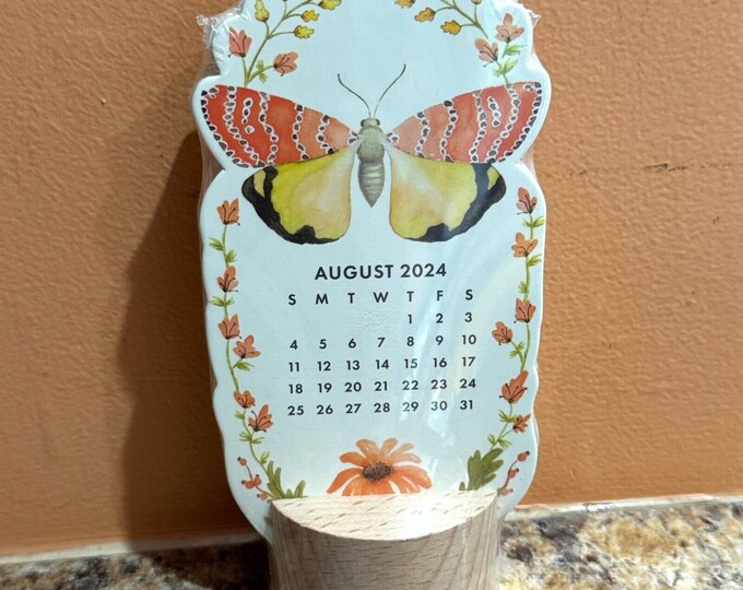 Molly & Rex Butterfly Moth Calendar Desk Mini 2024 2025 3"x6" - Etsy