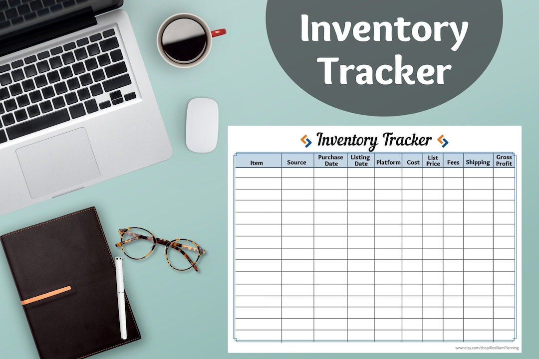 Reseller Inventory Sheets, Inventory Tracker, Printable, Inventory ...