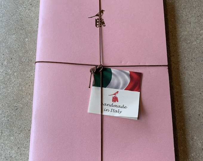 Set of 3 Bieffe Notebooks 5.5” X 8” Hand Made in Italy Pink Cream ...