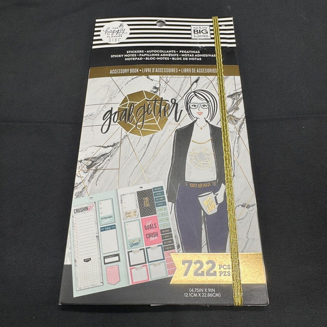 Happy Planner Goal Getter Sticker Book 722 Pieces Sticky Notes - Etsy