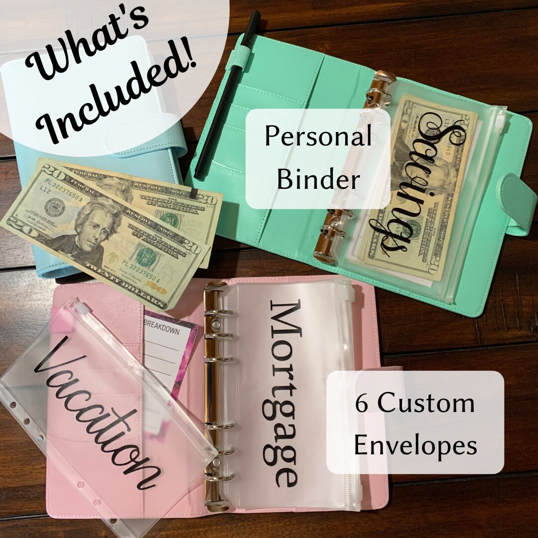 Laminated Cash Envelopes Filofax 5 Princess Belle set Disney Inspired ...