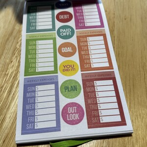 The Happy Planner Budget Stickers Book 682 Pieces - Etsy