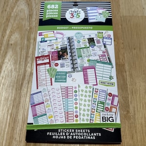 The Happy Planner Budget Stickers Book 682 Pieces - Etsy