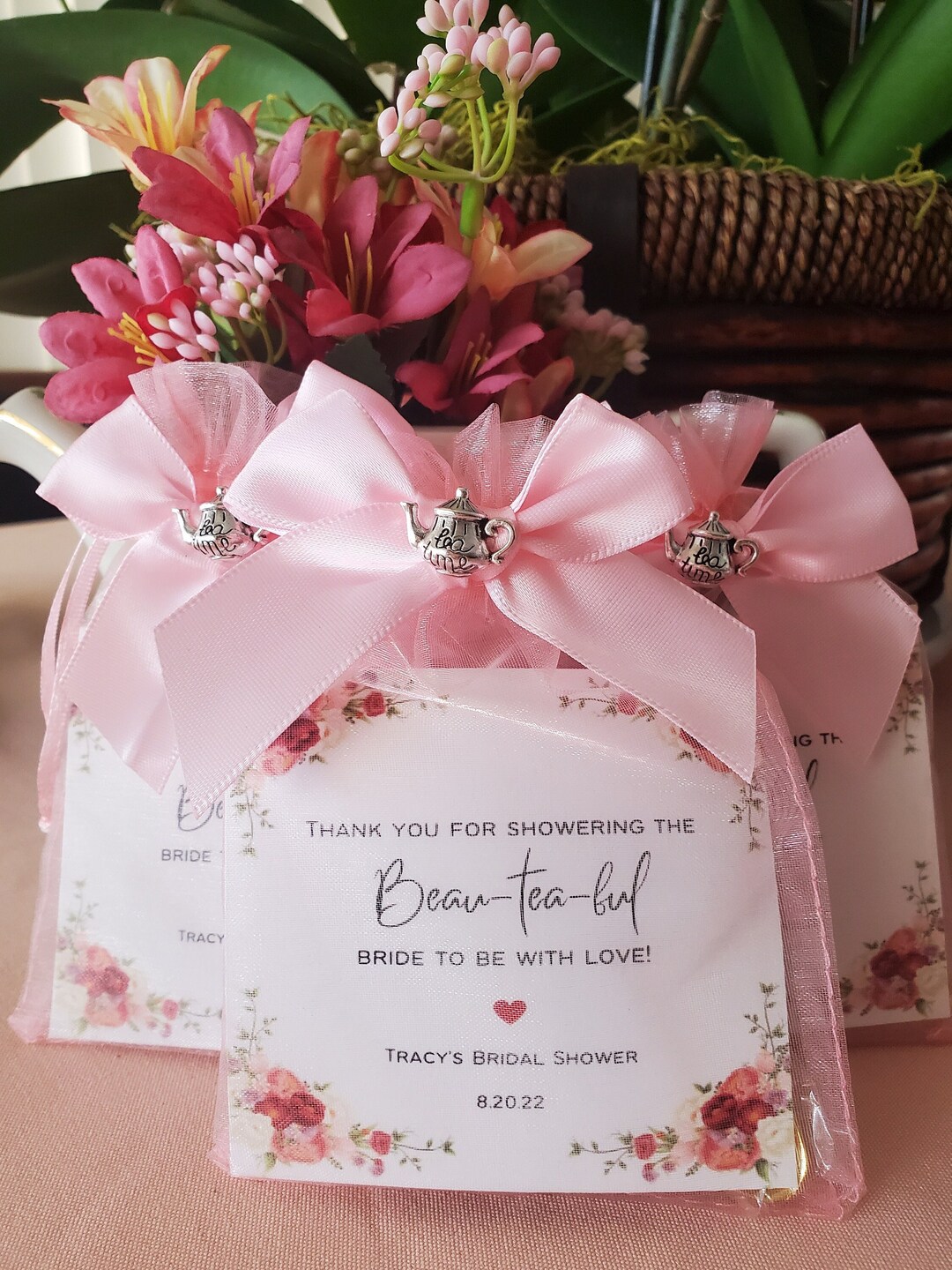 Tea Party Favors Bridal Shower Favors Bride to Be Party Favors Wedding ...