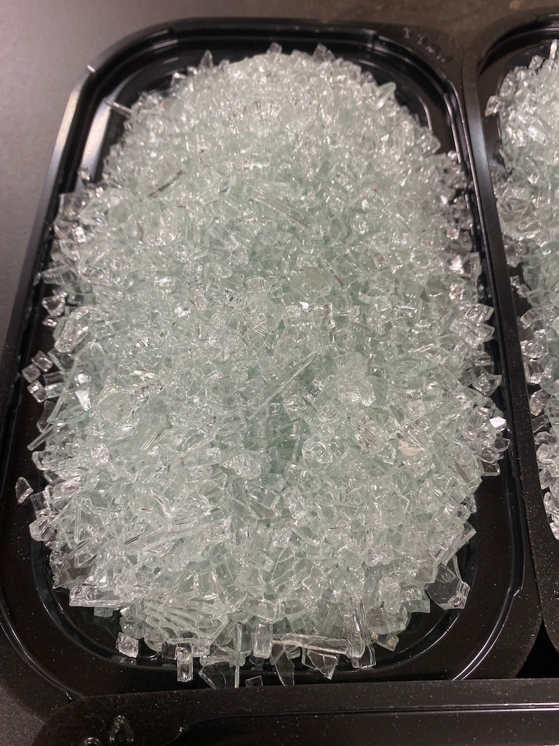 Shattered Broken Tempered 1/8 Thick Glass for Crafts. Any - Etsy
