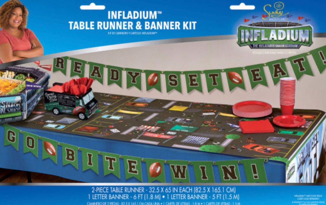 Infladium Sports Table Runner & Banner Kit - Etsy