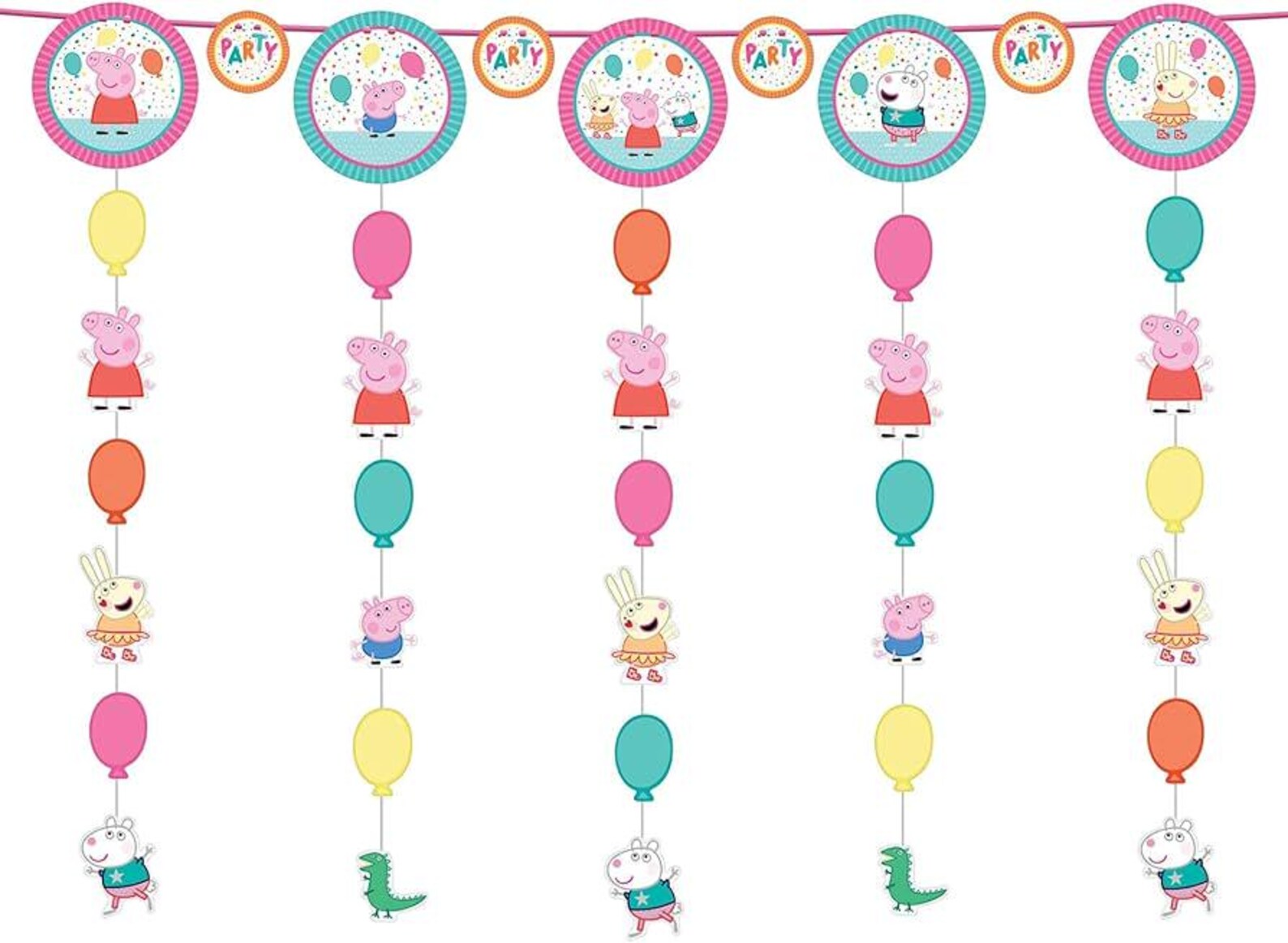 Peppa Pig Hanging String Decor - Etsy