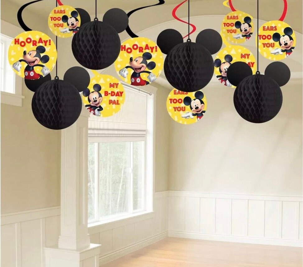 Mickey Mouse Forever Honeycomb Swirls, 12pc - Etsy