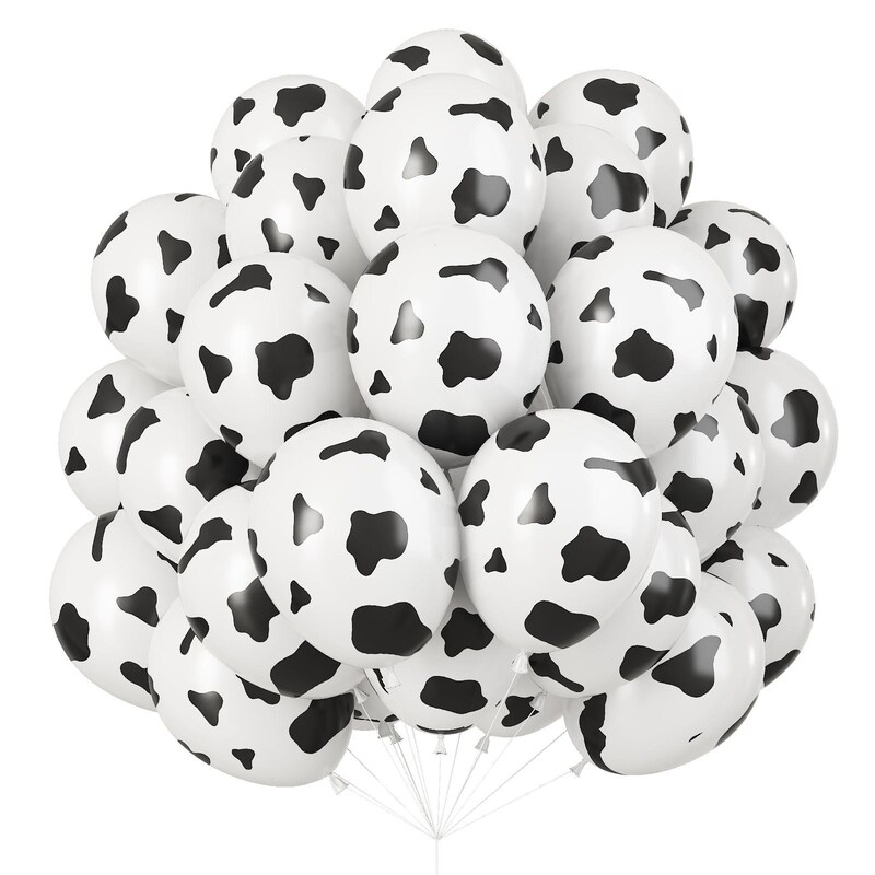 Cow Print Balloons - Etsy