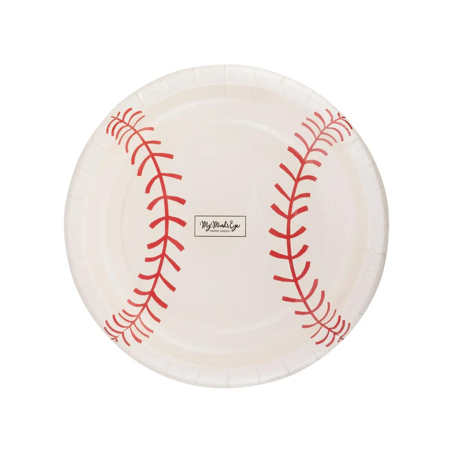 Baseball Paper Plate - Etsy