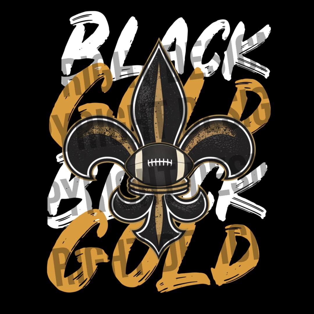 Saints Theme Design, Who Dat Designs, Black or White Shirt Design ...