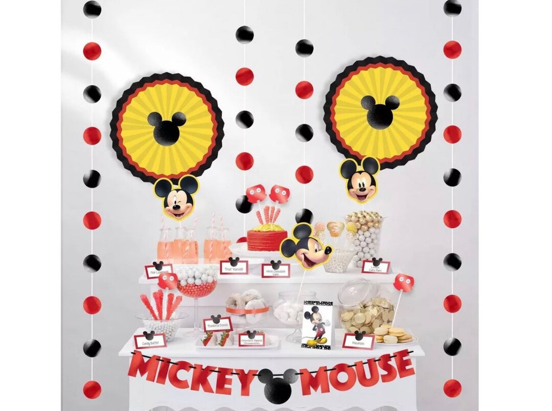 Mickey Mouse Forever Buffet Decorating Kit 23pc - Etsy