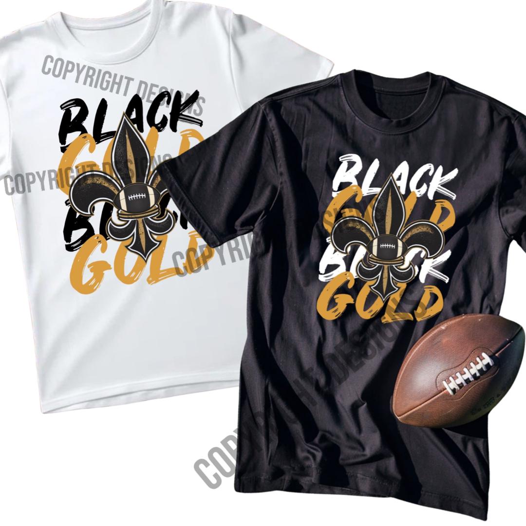 Saints Theme Design, Who Dat Designs, Black or White Shirt Design ...