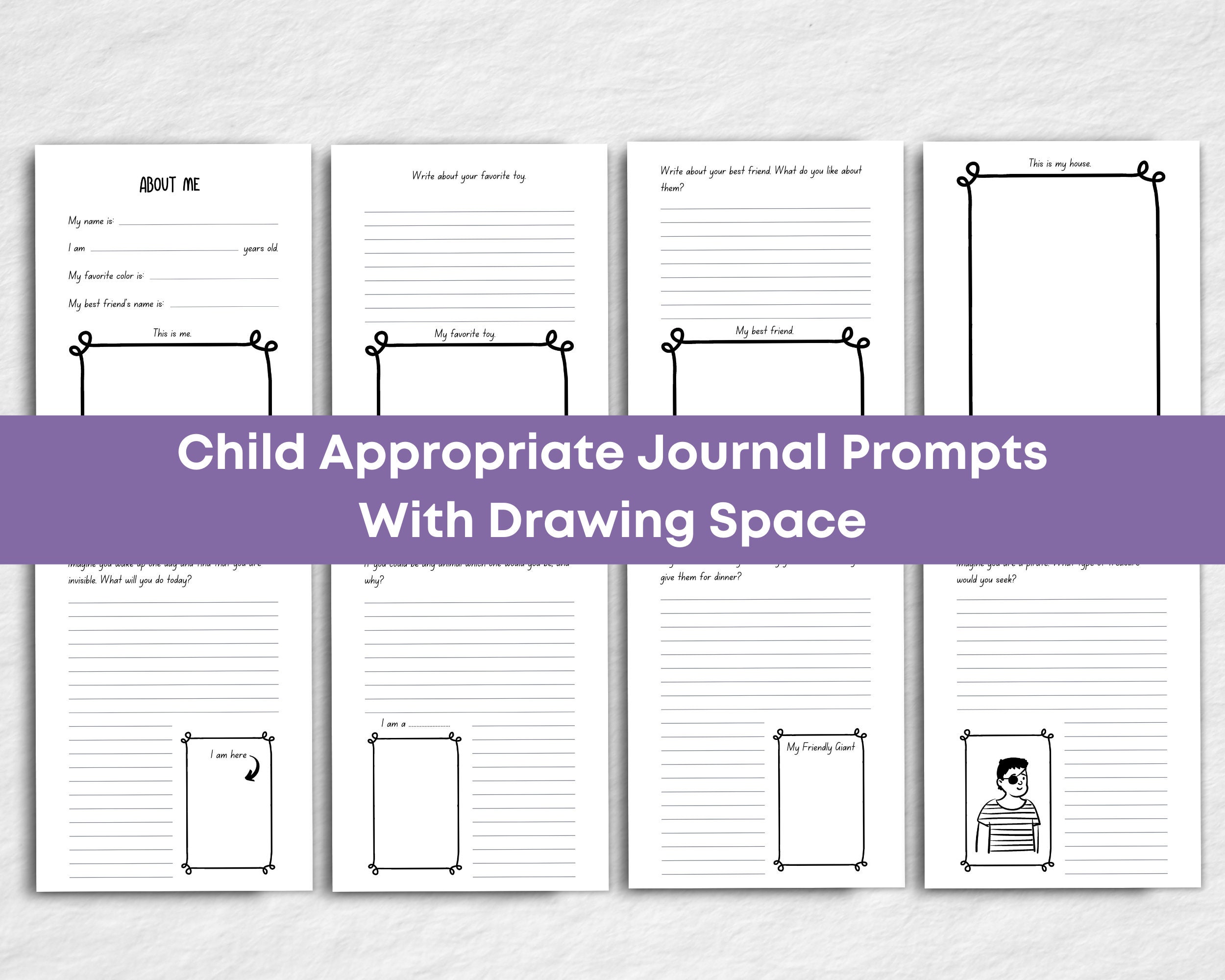 Journal for Kids Printable Kids Journal My First Journal - Etsy