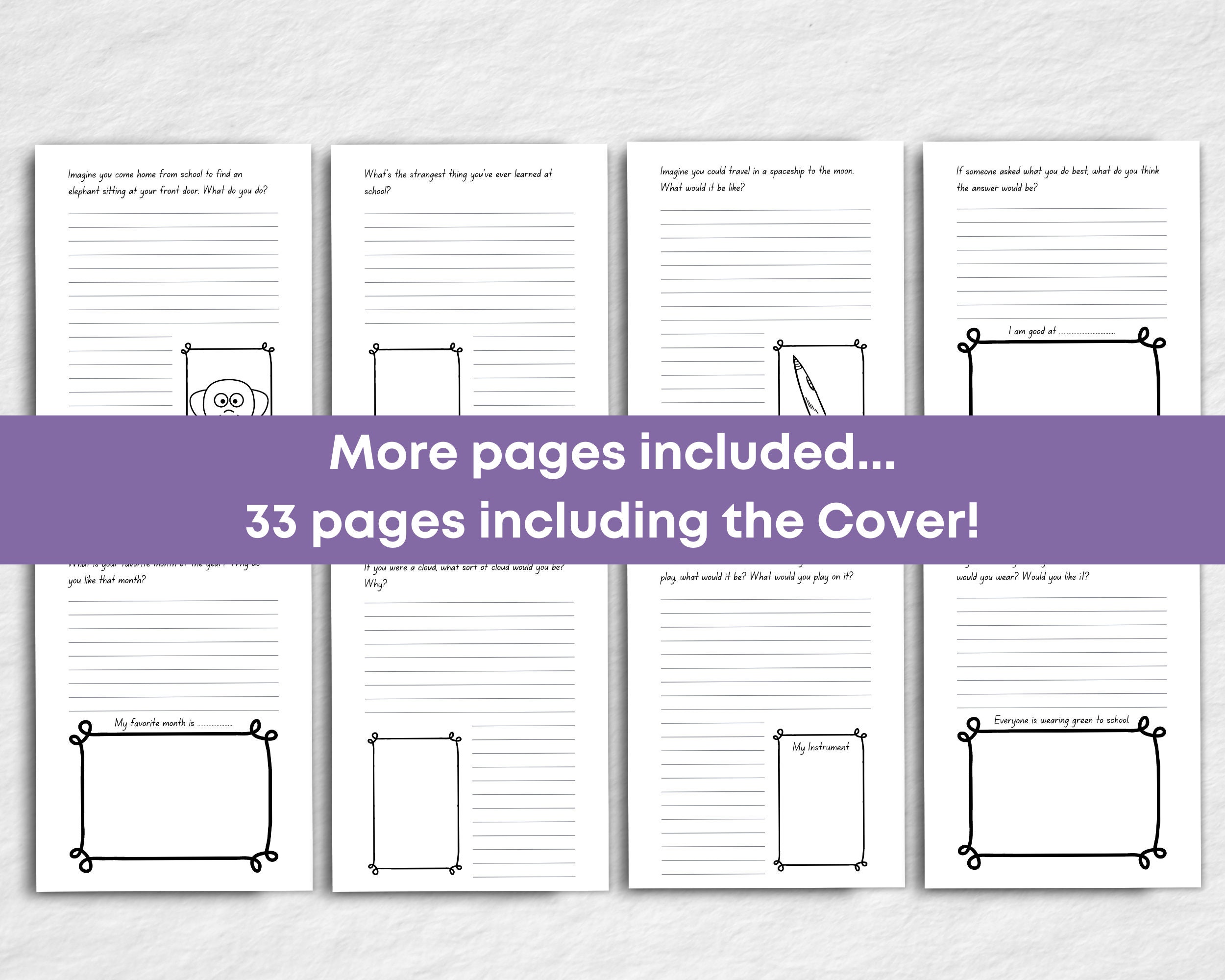 Journal for Kids Printable Kids Journal My First Journal - Etsy